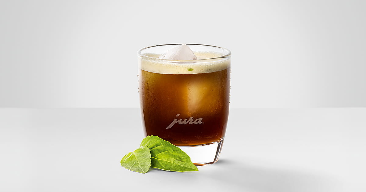 Recipe Cold Brew Basil Spritz - JURA Coffee Machines - Specialities ...